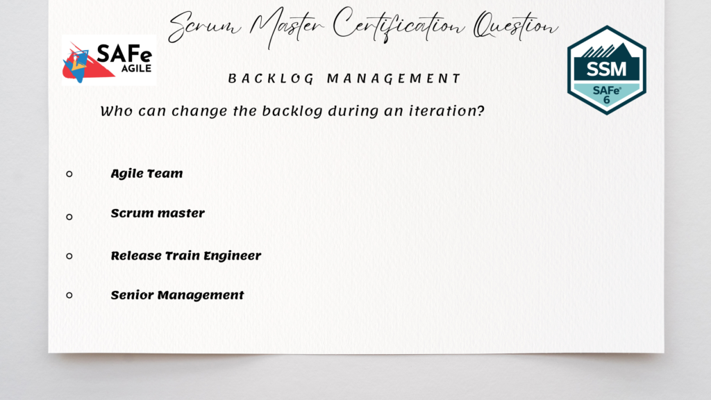 The Power of the Agile Team: Managing Backlogs in SAFe 6.0 - SAFe Agile The Power of the Agile Team: Managing Backlogs in SAFe 6.0 - SAFe Agile
